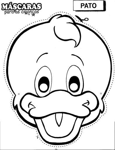 Herbe Secteur R glement Duck Mask Printable Comment Je Mange Le Petit 