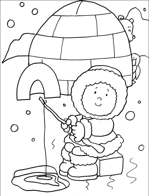 Eskimo Craft Template Printable Word Searches